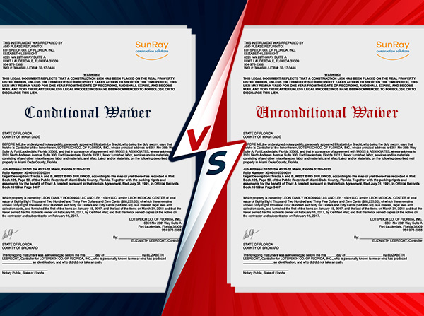 Understanding Conditional and Unconditional Lien Waivers: A Guide for ... Understanding Conditional and Unconditional Lien Waivers: A Guide for ...